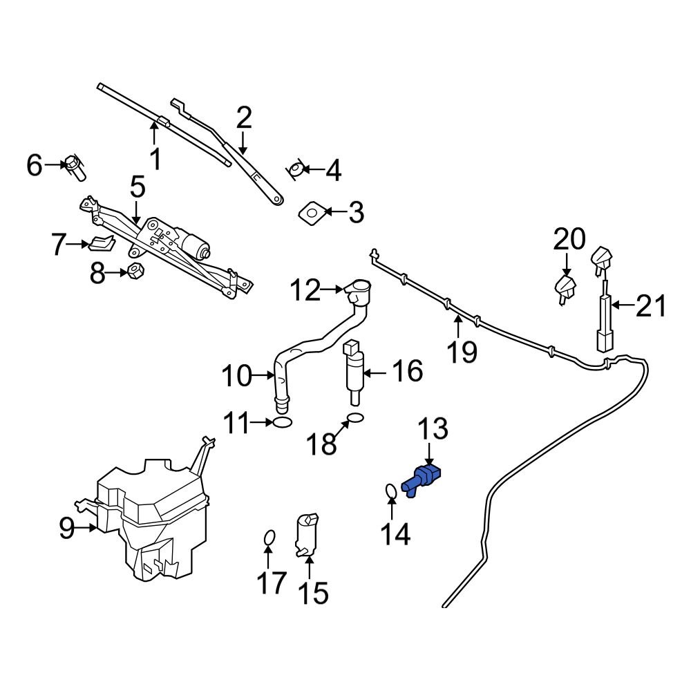 Volvo OE 31333113 - Washer Fluid Level Sensor
