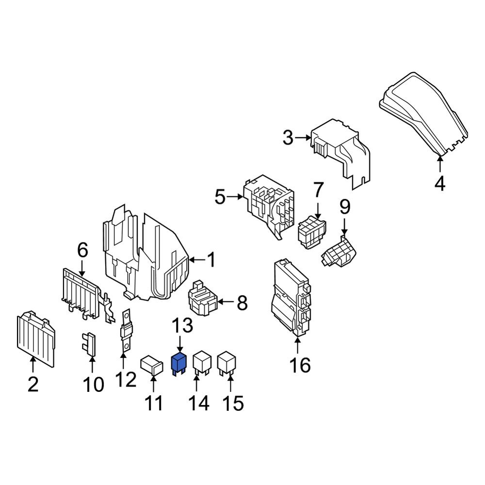 Volvo OE 30765041 - Accessory Power Relay