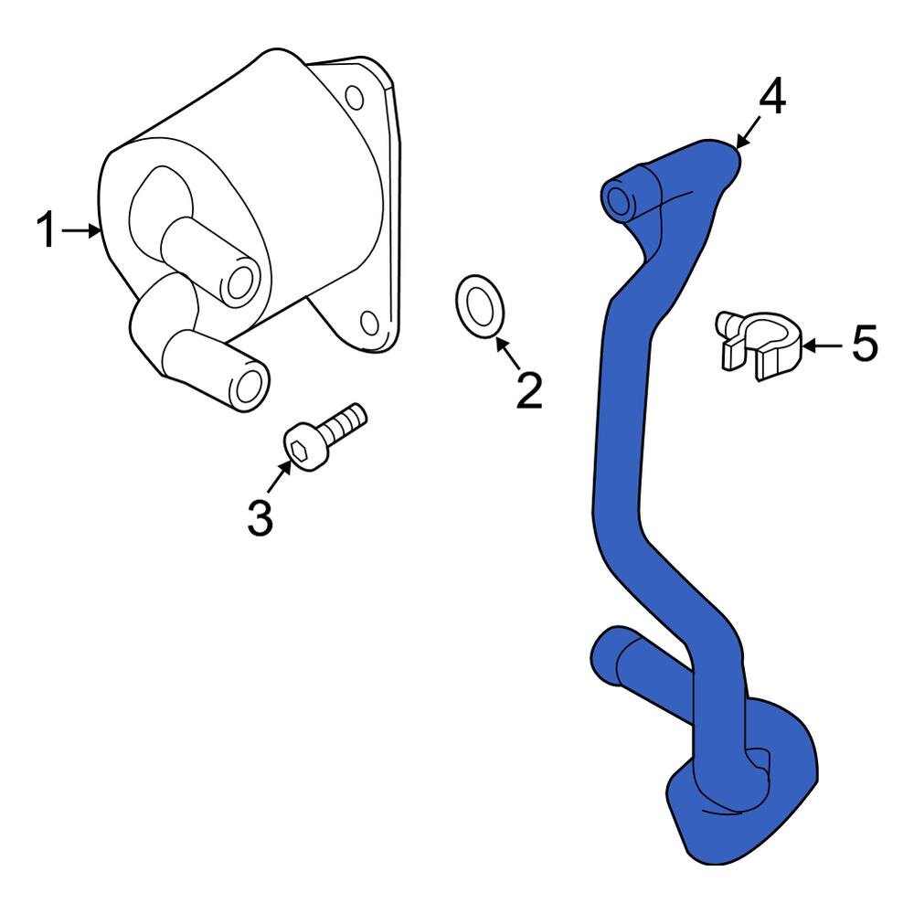 Volvo OE 31368385 - Engine Coolant Pipe