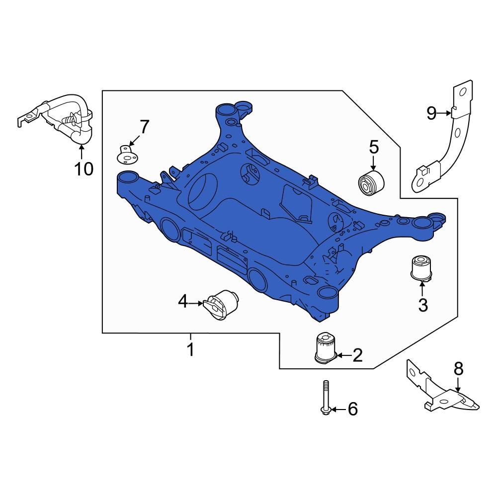 Volvo OE 32395141 - Front Suspension Subframe Crossmember
