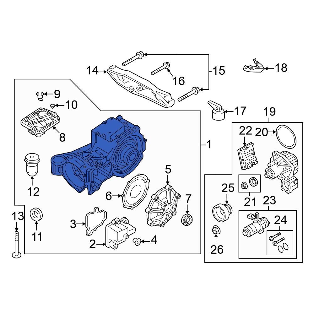 Volvo OE 36011763 - Rear Differential