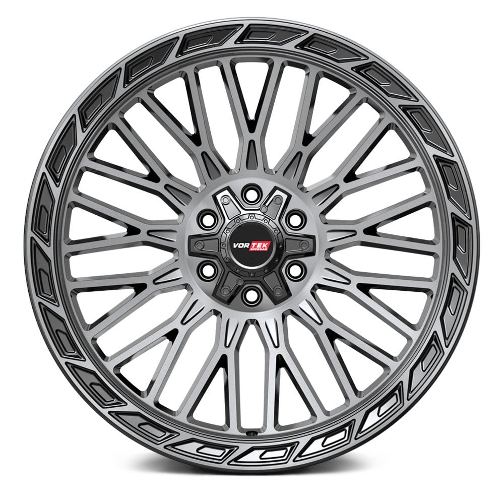 VORTEK® VRP-502 FORZA Wheels - Black Diamond Cut with Dark Tint Rims ...