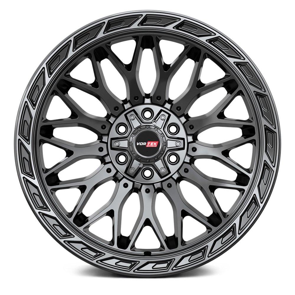 VORTEK® VRP-503 INFERNO Wheels - Gloss Black Face with Diamond Cut Ring ...