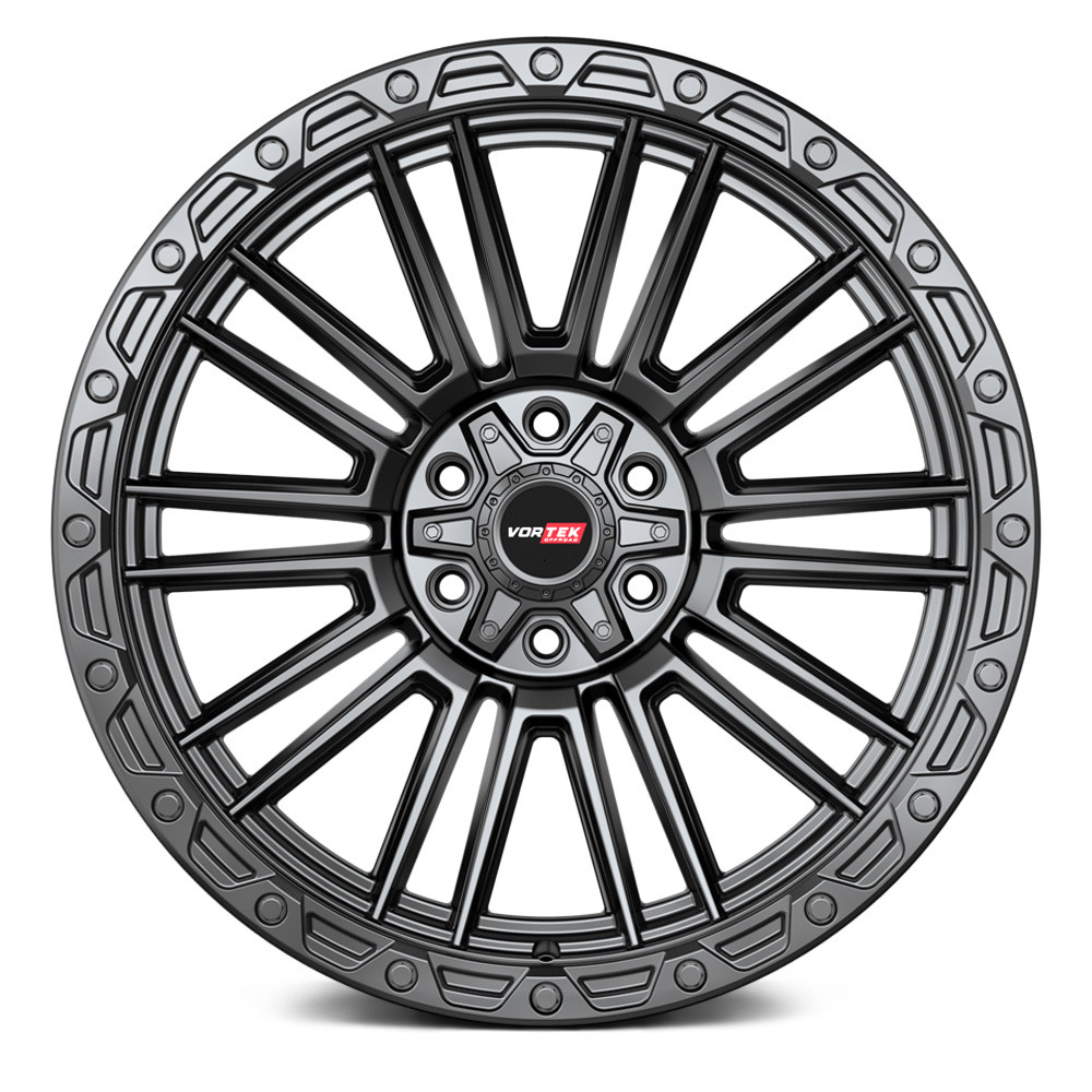 VORTEK® VRT-604 ZEUS Wheels - Satin Black Rims - 6041895418SB-120.65