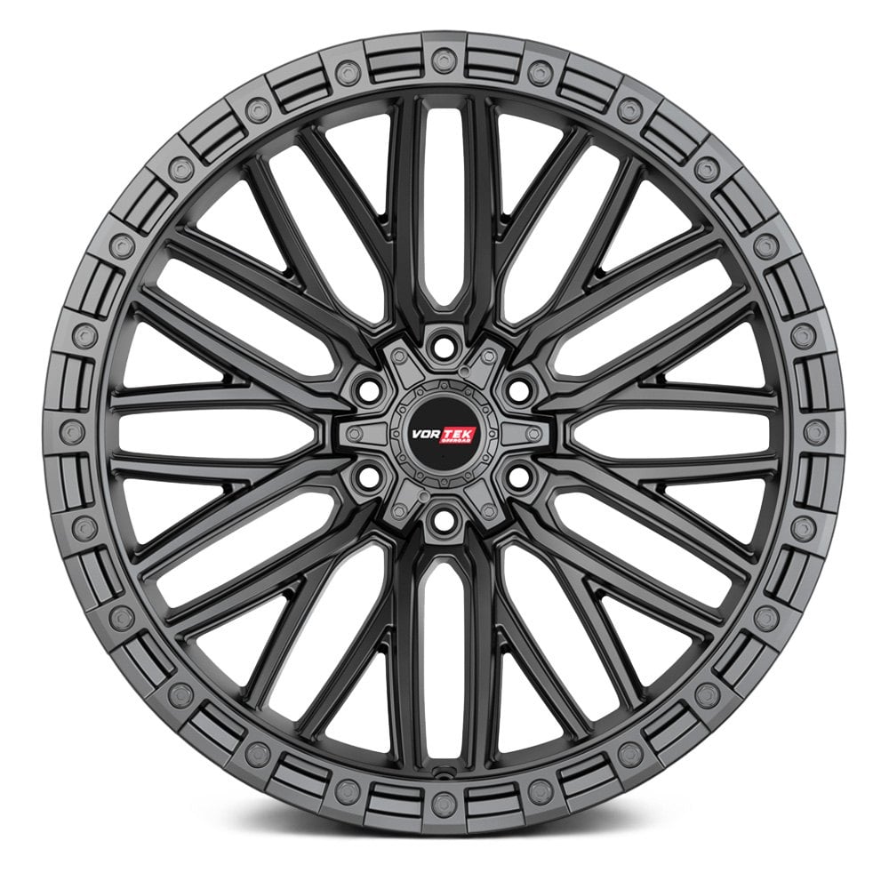 VORTEK® VRT-608 APOLLO Wheels - Matte Black Rims - 60817943-12MB-139.7