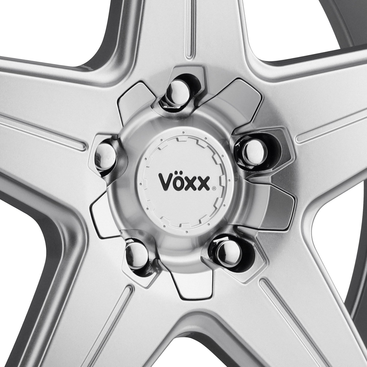 VOXX® NESSO Wheels - Silver with Mirror Lip Rims