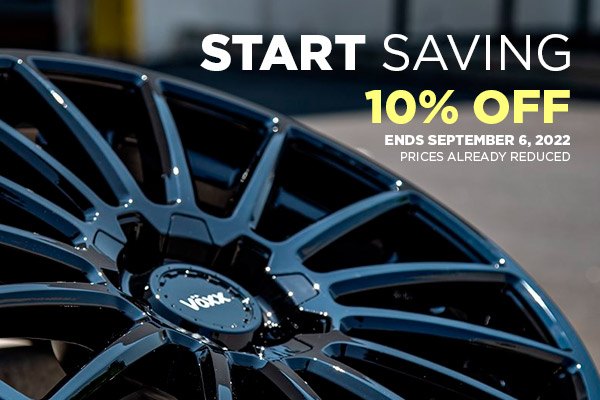 VOXX® NICE Wheels - Gloss Black Rims