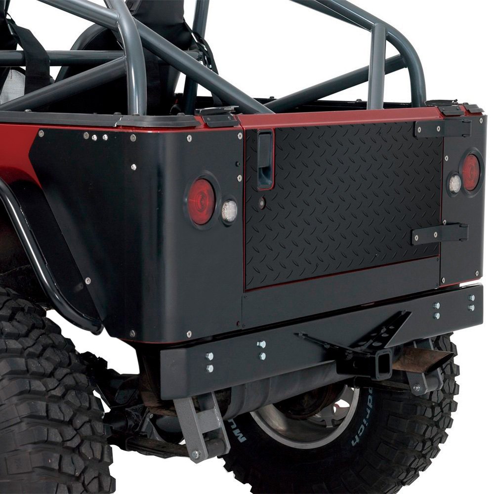 Warrior® 908DPC - Black Diamond Plate Tailgate Cover