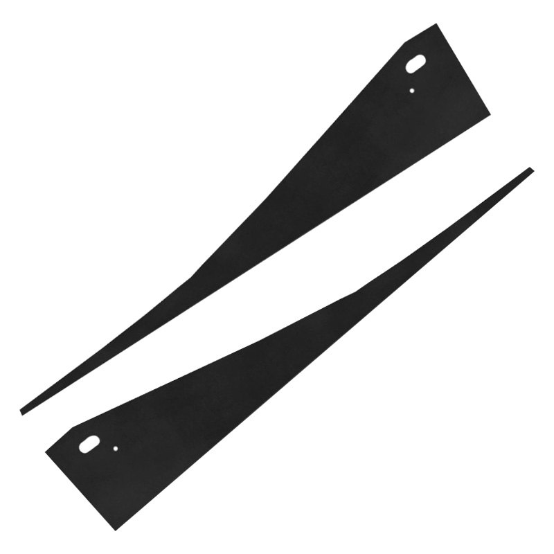 Warrior® S90801 - Smooth Black Front Fender Covers