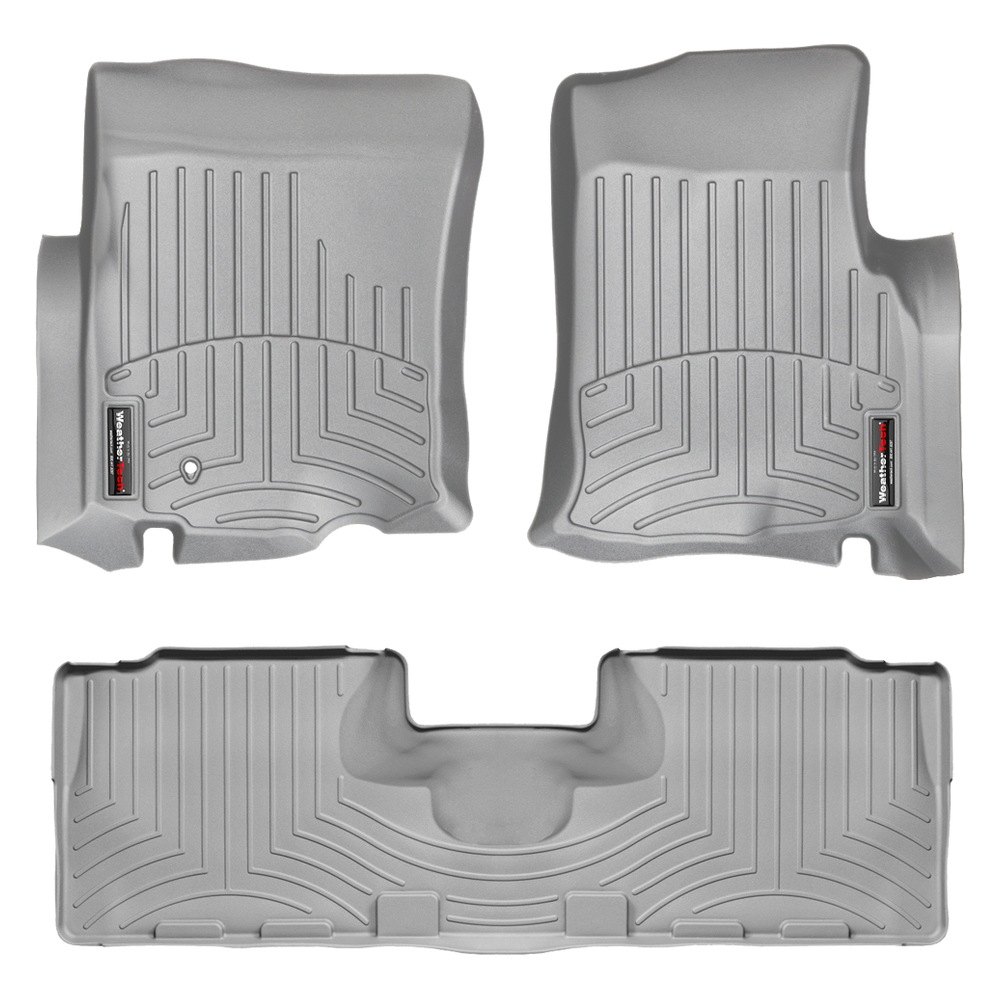 Weathertech® 46029-1-2 - DigitalFit™ 1st & 2nd Row Gray Molded Floor Liners