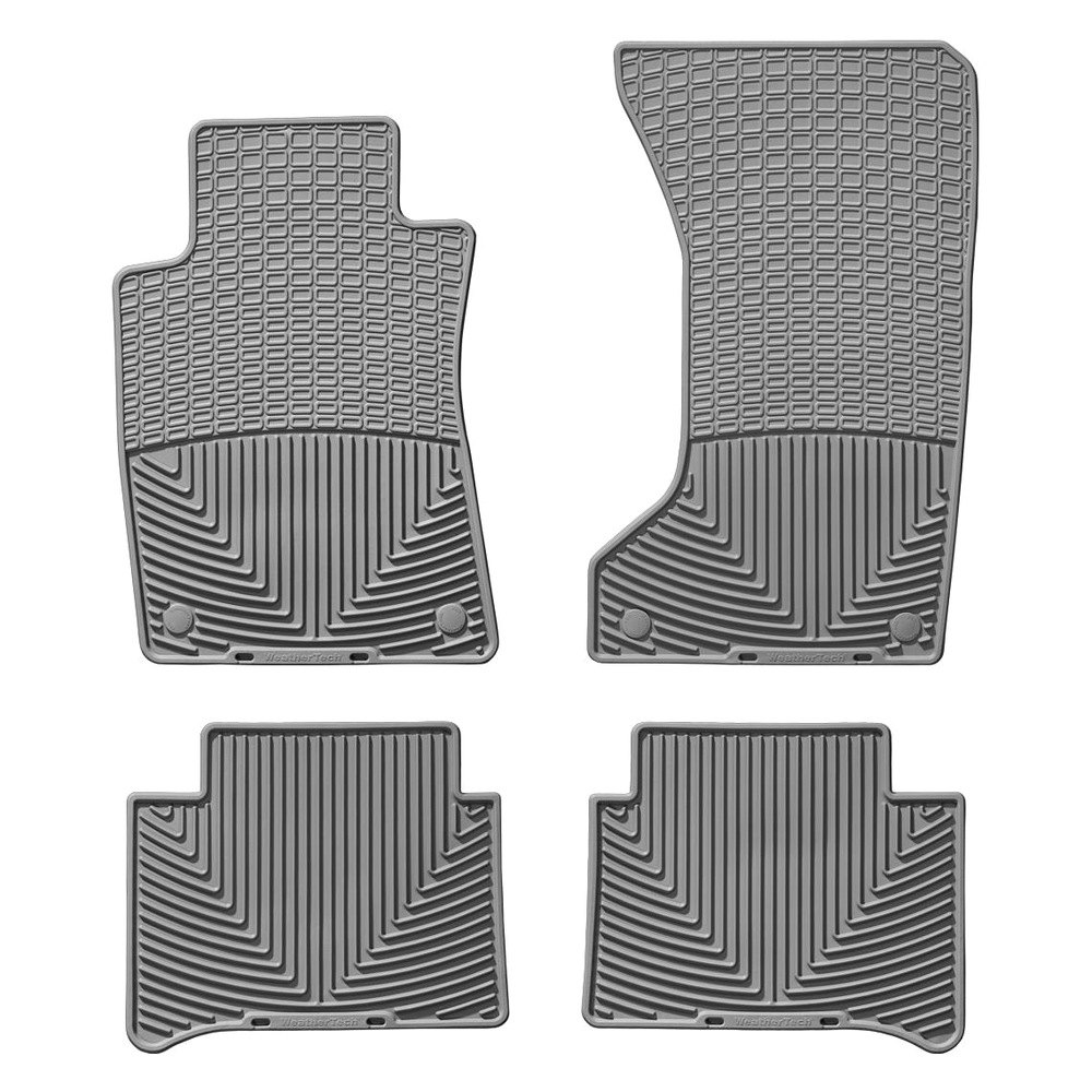 Weathertech® MB W211 4M G - All-Weather 1st & 2nd Row Gray Floor Mats