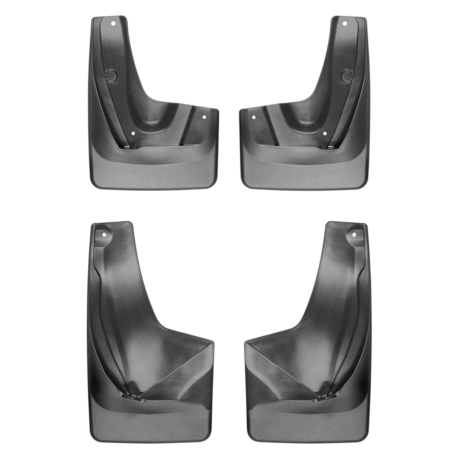 WeatherTech® - Honda CR-V 2017 Black Mud Flaps