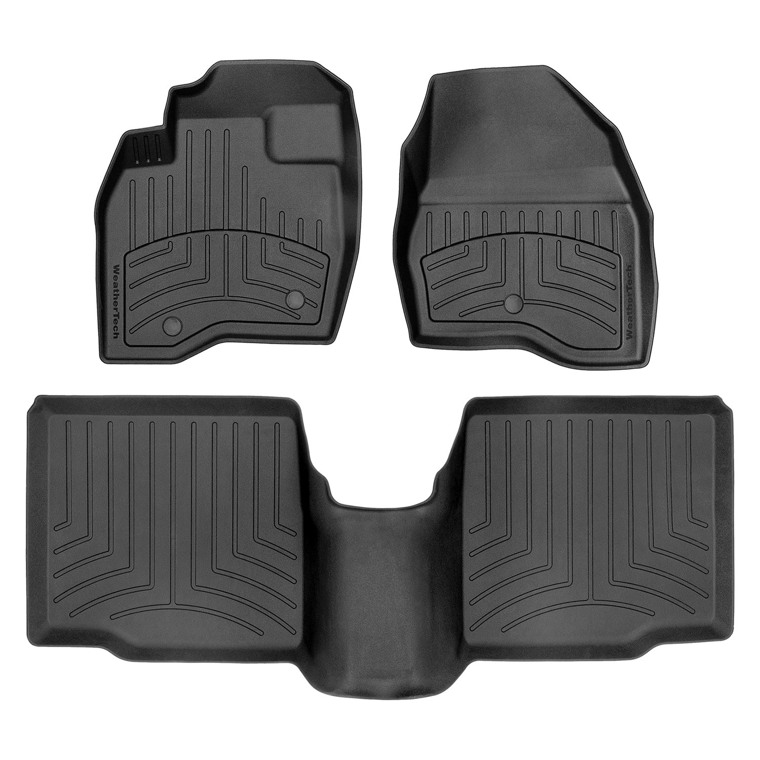 Weathertech® 449811IM-443592IM - 1st & 2nd Row Black HP Floor Liners