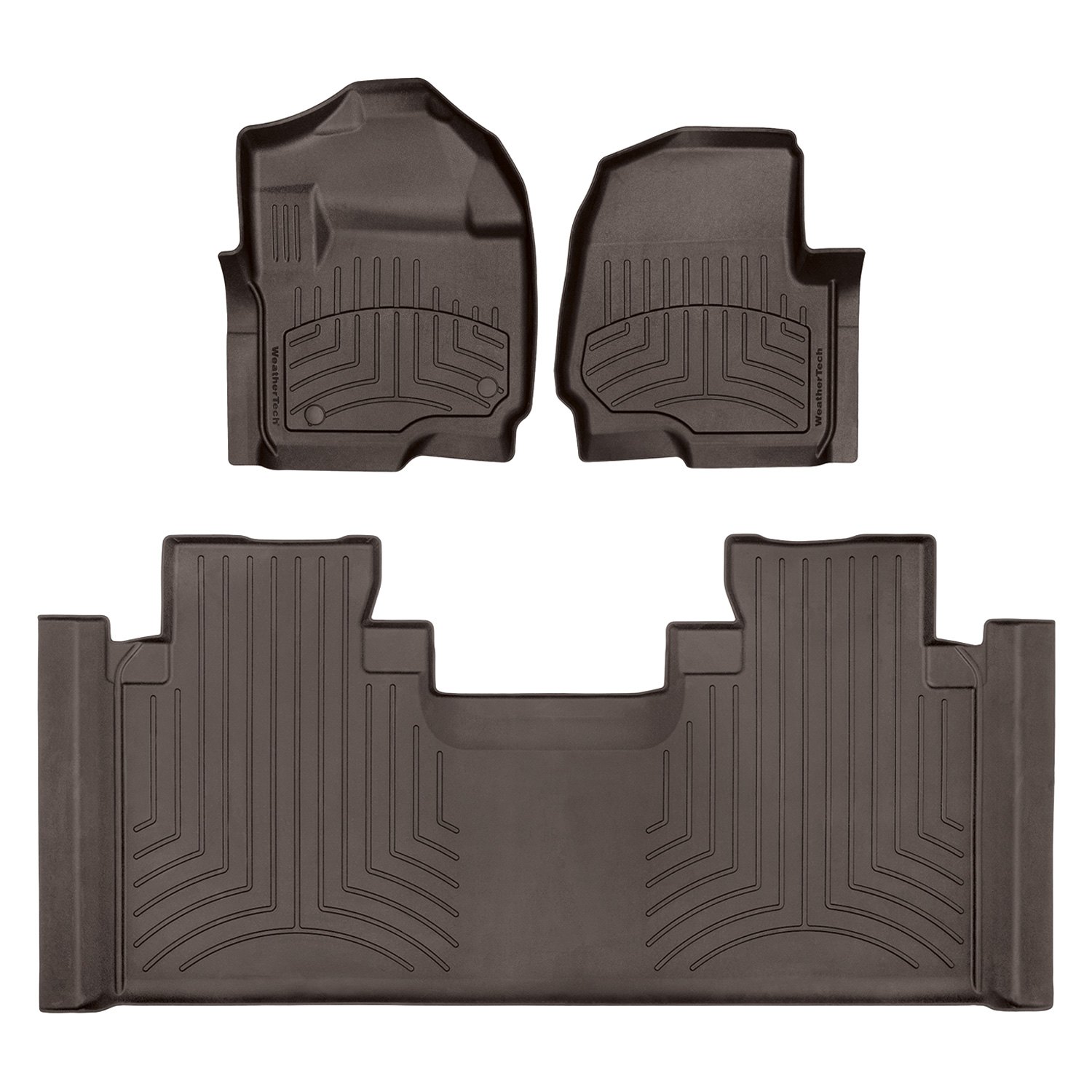 Weathertech® 4710121IM-476975IM - 1st & 2nd Row Cocoa HP Floor Liners