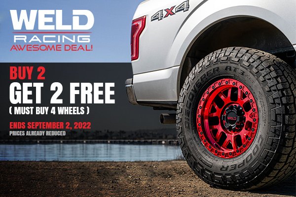 WELD OFF-ROAD® LEDGE SIX W108 Wheels - Satin Black with Black Ring Rims