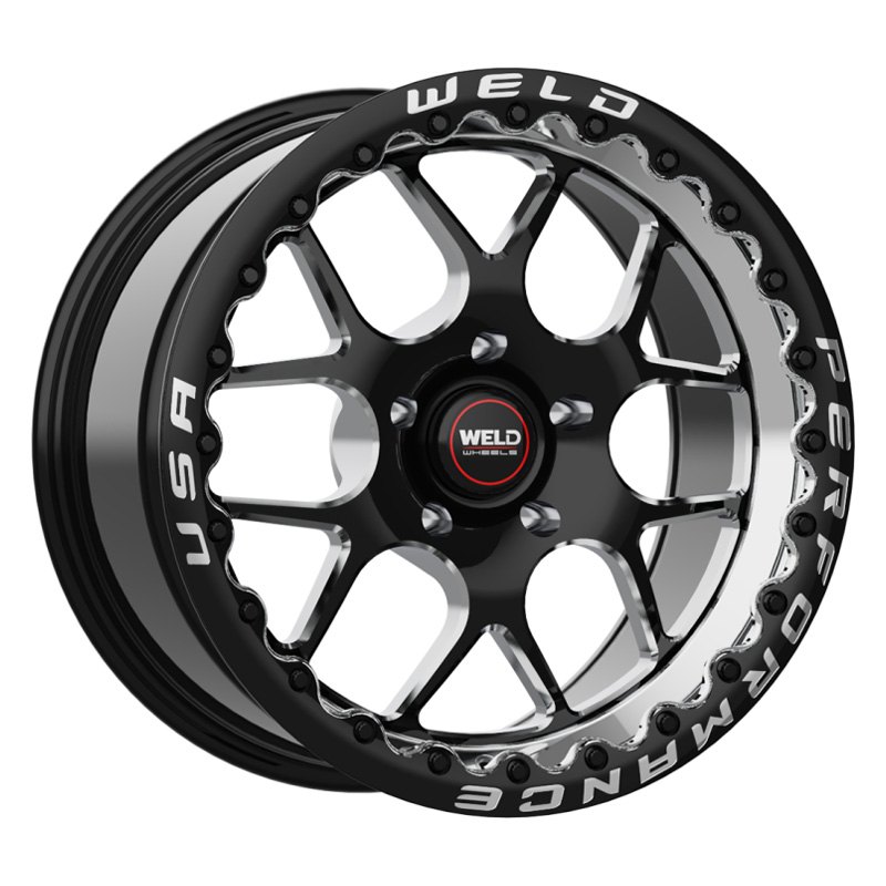 WELD PERFORMANCE® SOLANA BEADLOCK S911 Wheels - Gloss Black with Milled ...