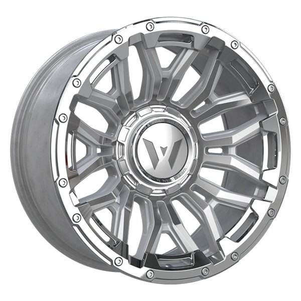 WESTERN WHEELS® DR74 BEADLOCK Wheels - Silver with Machined Face and ...