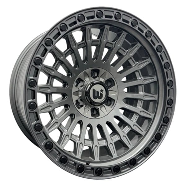 WESTERN WHEELS® WP69 Wheels - Gunmetal with Black Beadlock and Gloss ...