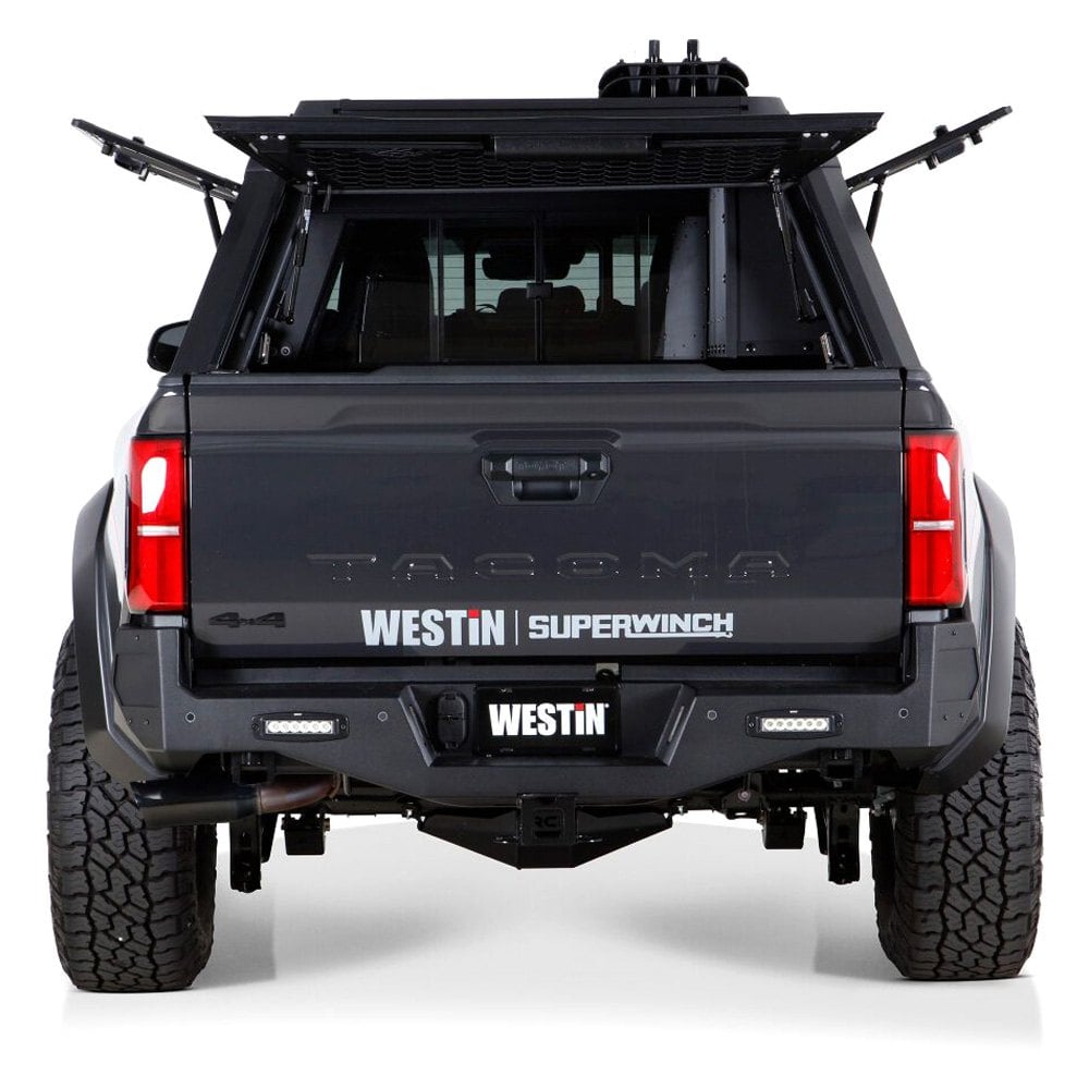 Westin® 16-14065S - Exp Truck Cap with Sliding Front Glass