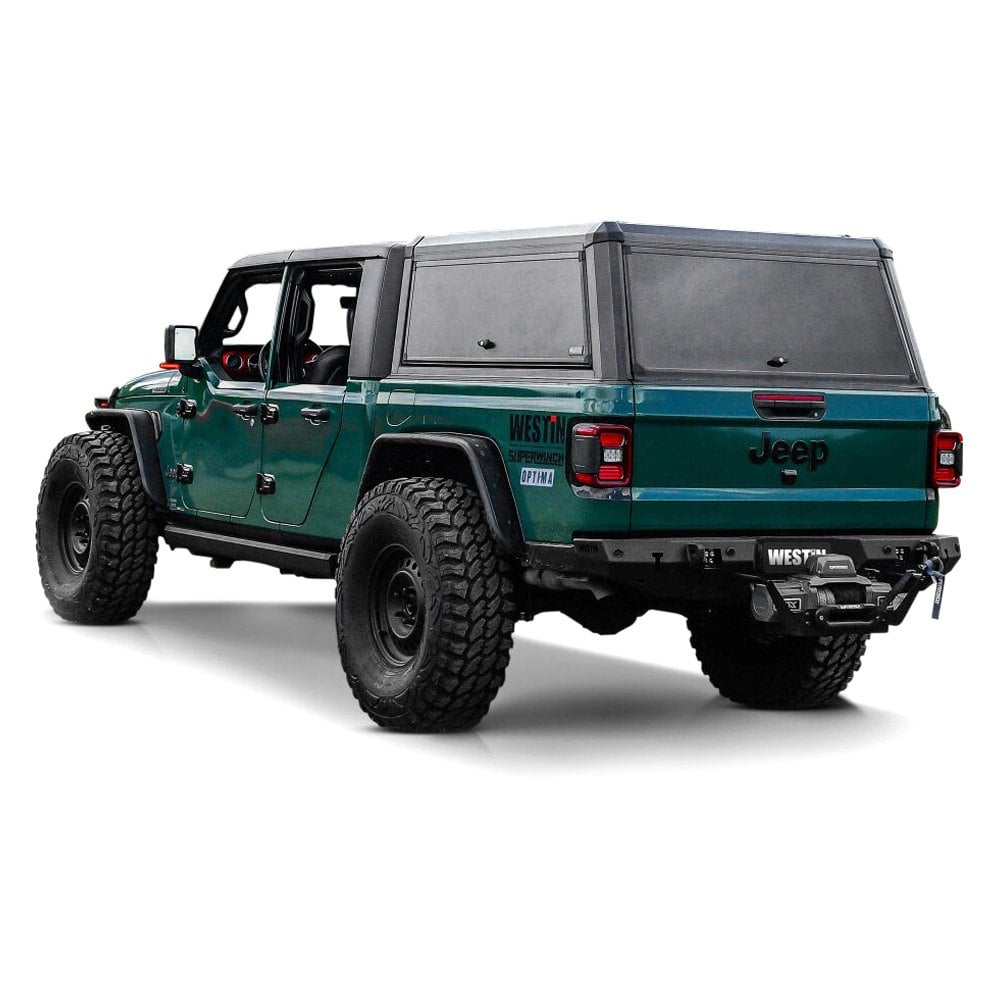 Westin® 16-14265 - Exp Truck Cap with Solid Front Glass