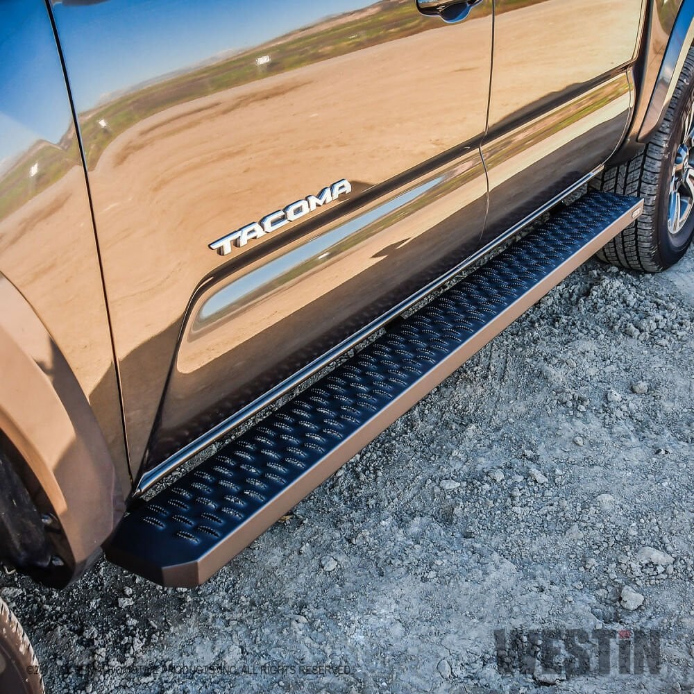Westin® 27-80095 - 6.25" Grate Steps Black Running Board