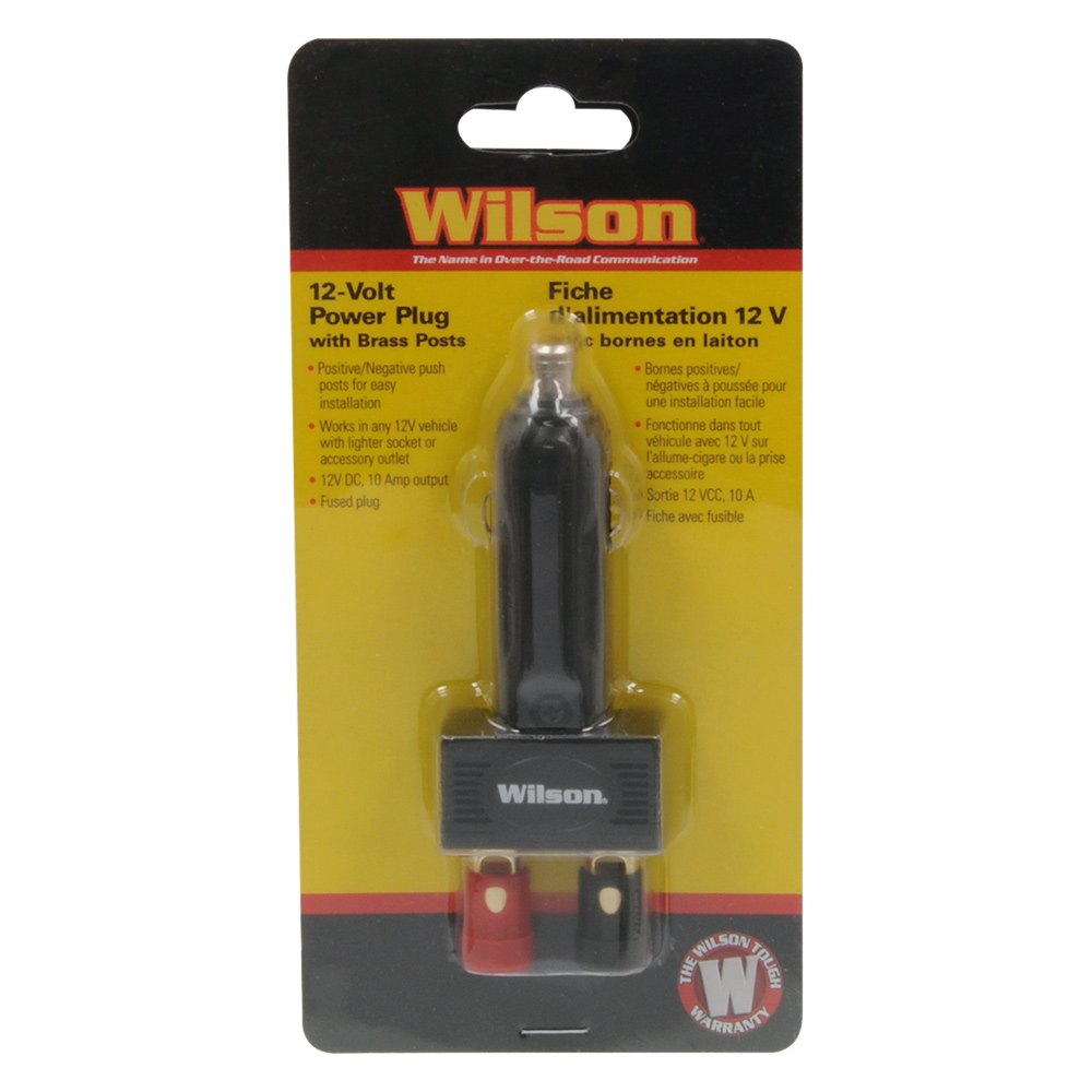Wilson Electronics® 30512VPP - 12V Power Plug with Brass Push Posts