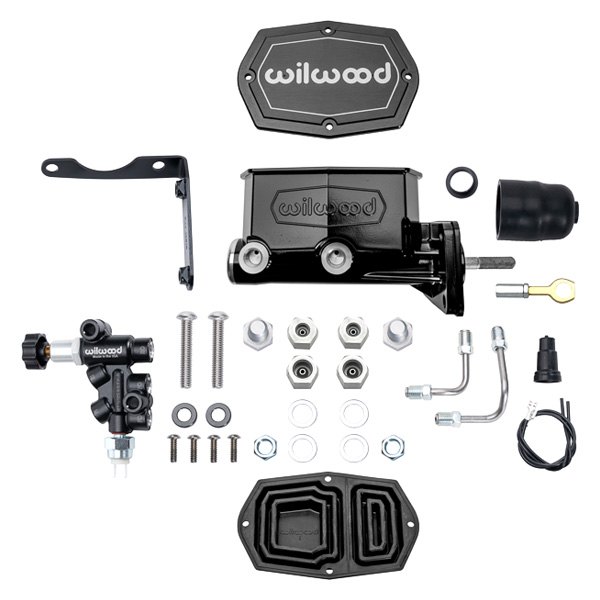 Wilwood® 261-17319-BK - Tandem Compact Integral Master Cylinder Kit