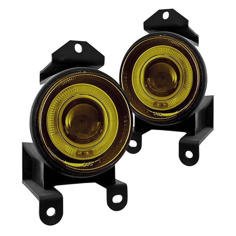 Winjet® CFWJ-0064-Y - Yellow Halo Projector Fog Lights