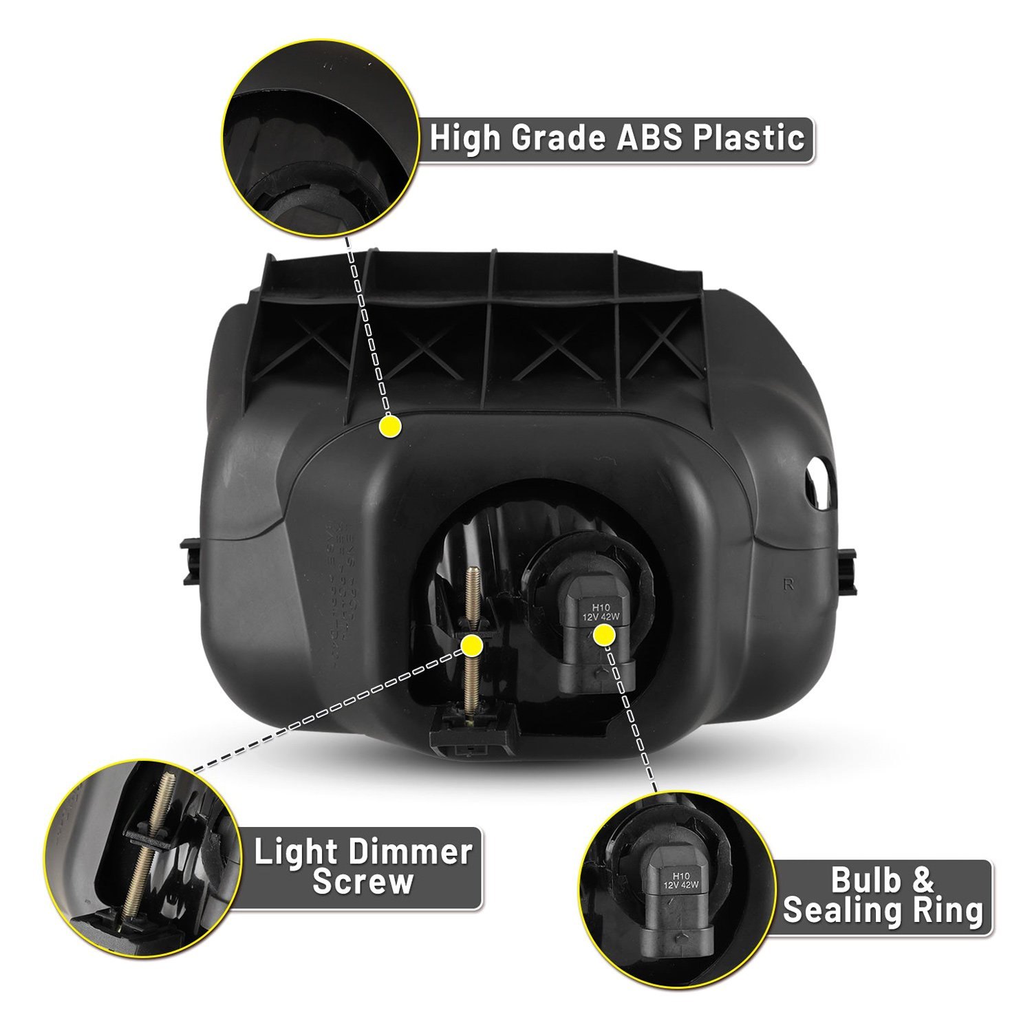 Winjet® CFWJ-0187-C - Factory Style Fog Lights