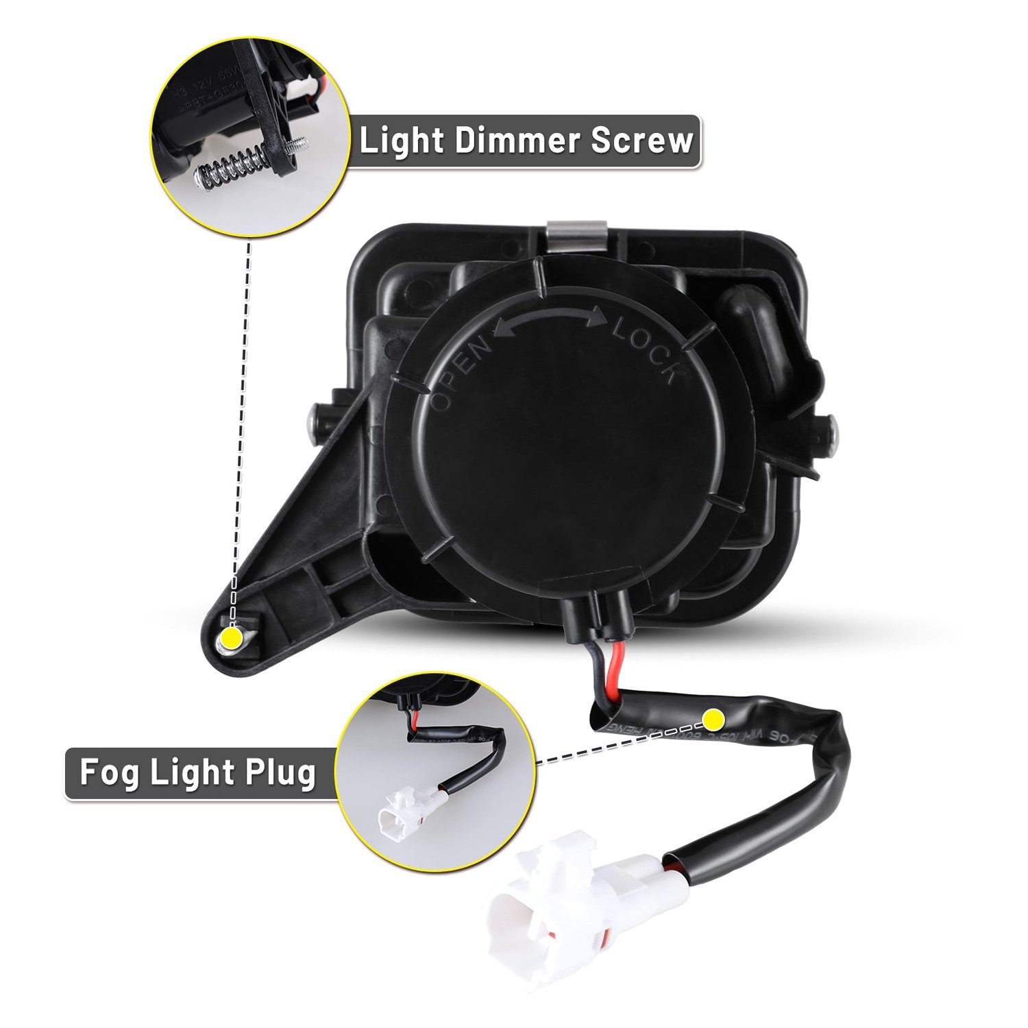 Winjet® CFWJ-0204-C - Factory Style Fog Lights