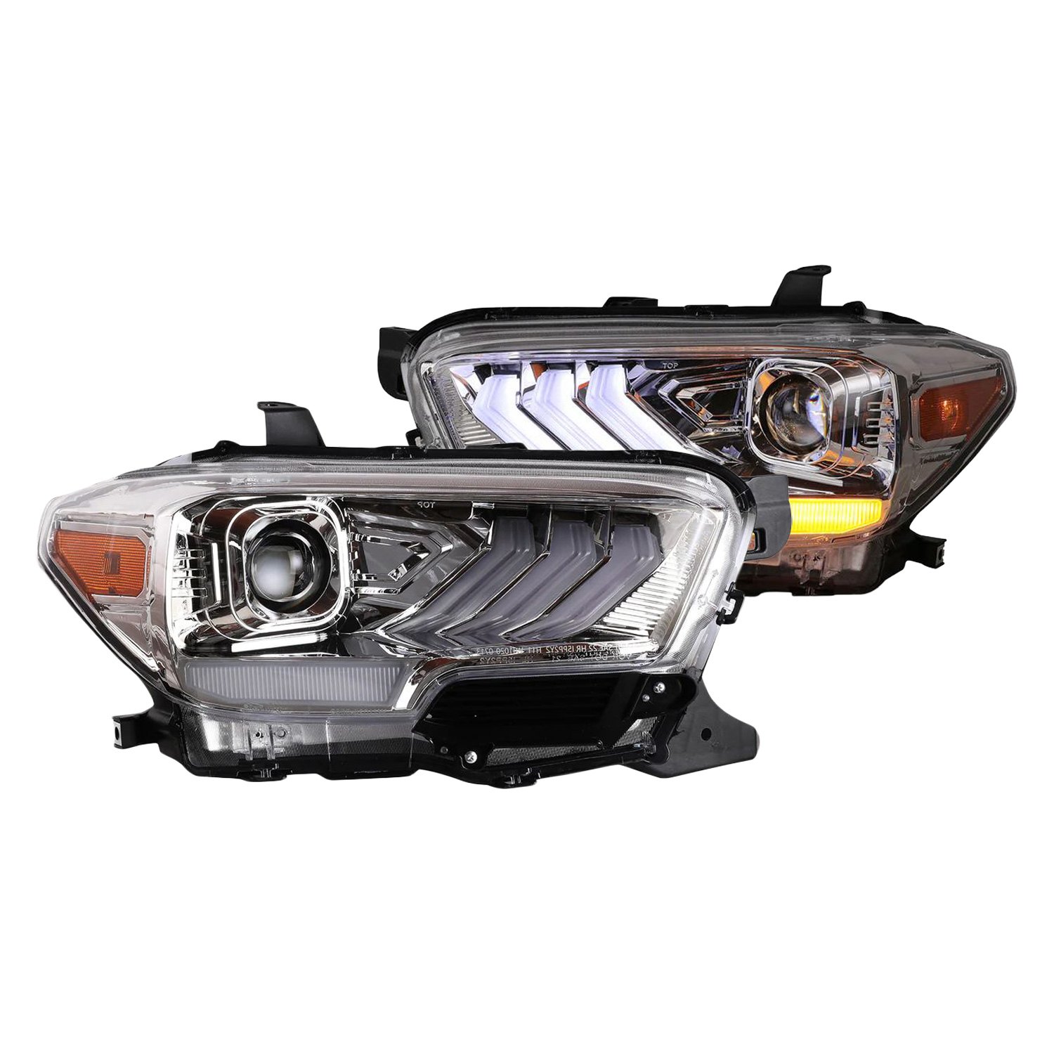 Winjet® CHWJ-0713-C - Driver and Passenger Side Chrome Tri-Bar ...