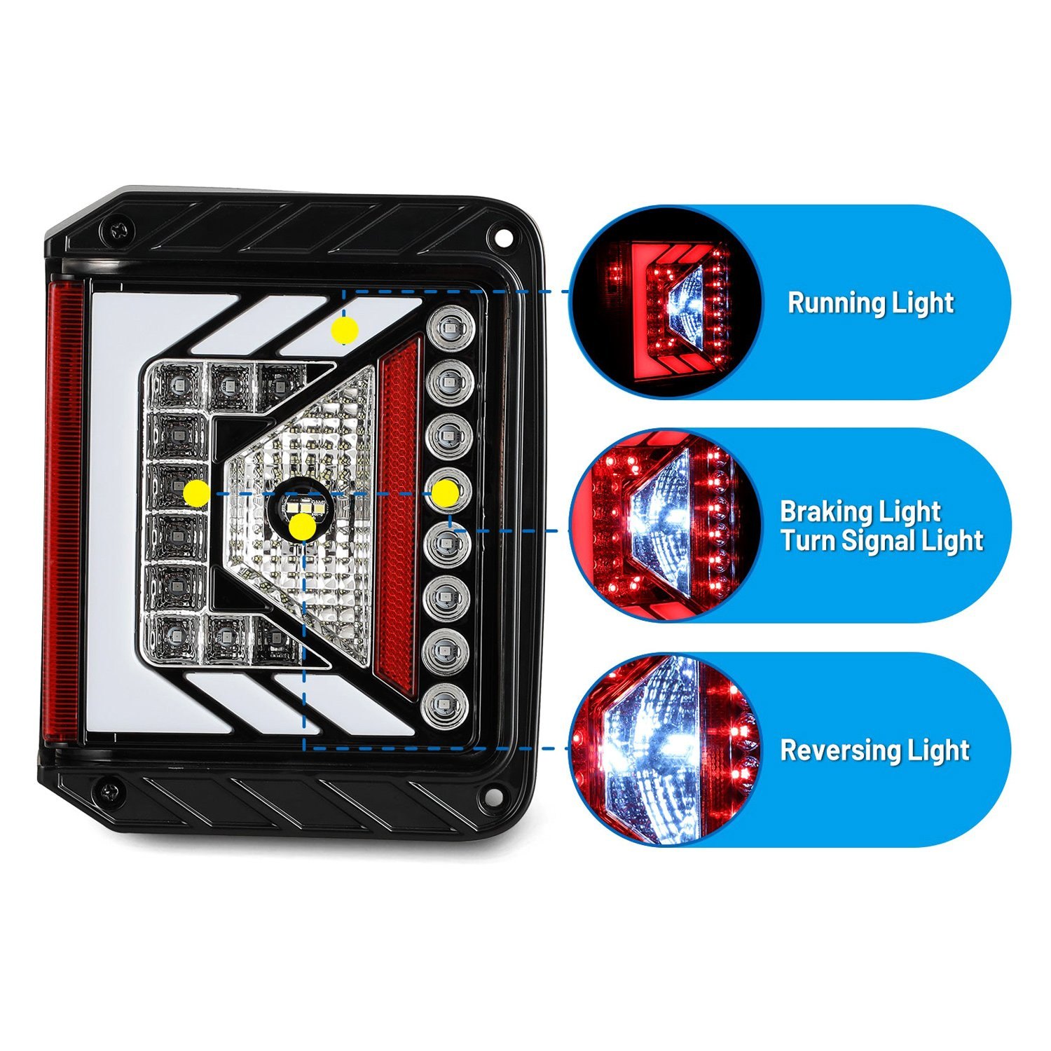 Winjet® CTRNG0490-GBC - Renegade Driver and Passenger Side Gloss Black ...