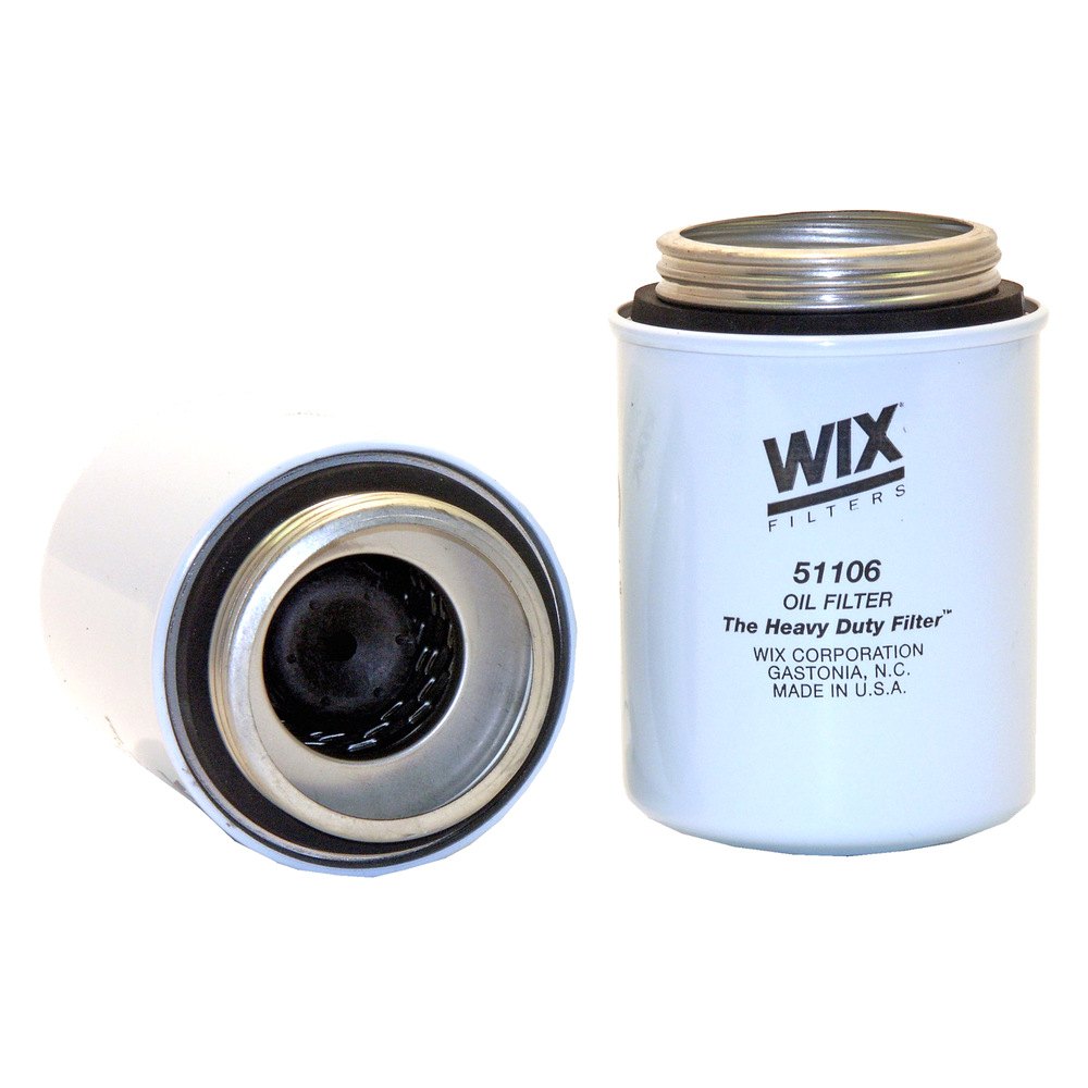 WIX® 51106 - Male Rolled Thread Engine Oil Filter