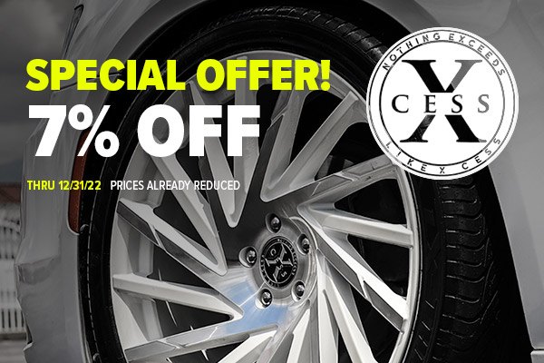 XCESS® X05 Wheels - Gloss Black with Milled Accents Rims