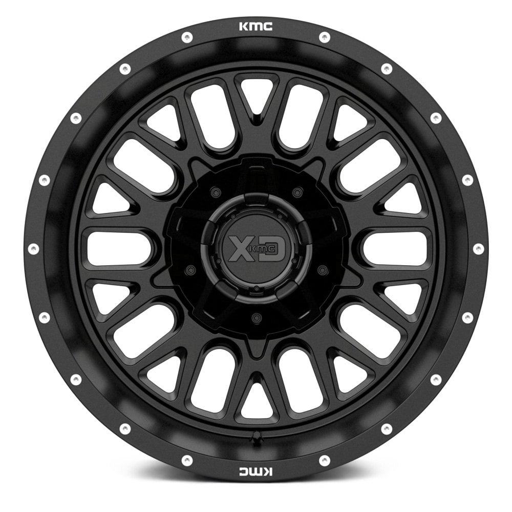 XD SERIES® XD842 SNARE Wheels - Satin Black Rims