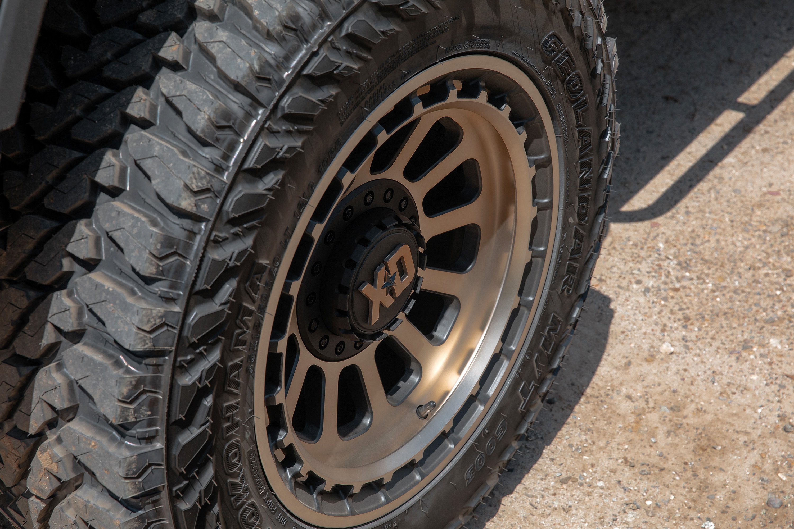 XD SERIES® XD856 OMEGA Wheels - Satin Black with Bronze Tint Rims