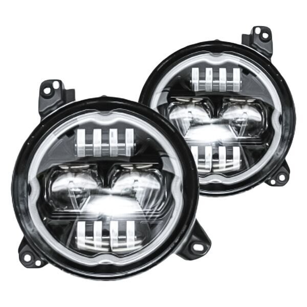 Xprite® HL-JL-R9IN-G6 - 9" Round Black Dark Bat Halo Projector LED ...