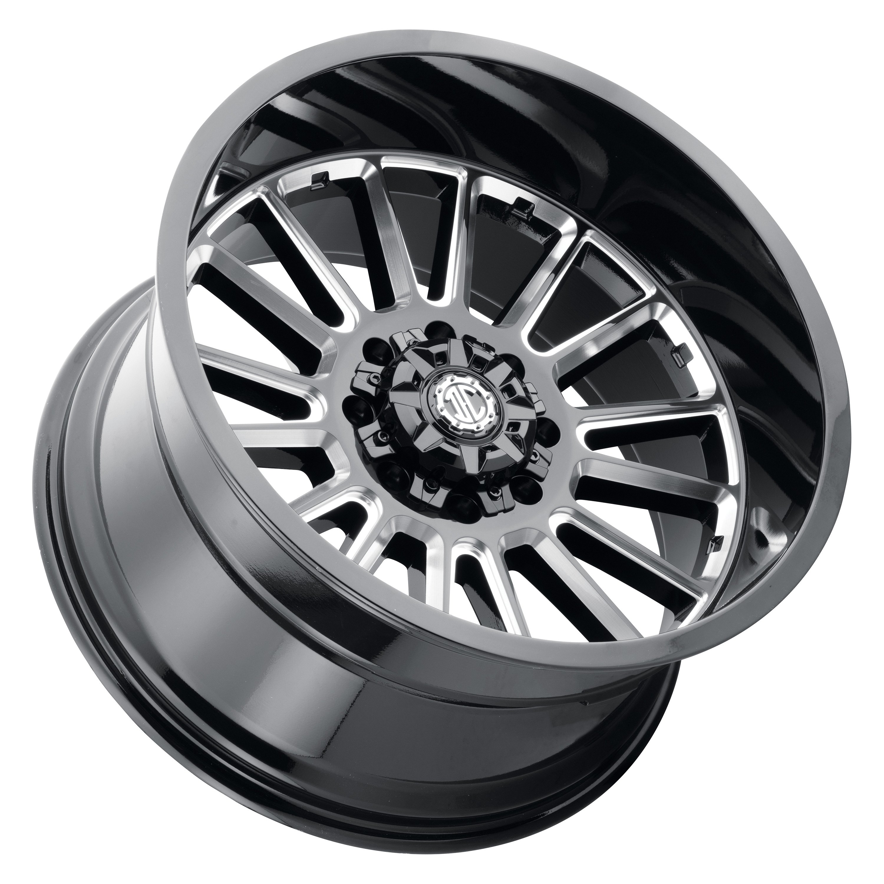 XTREME® NX-28 Wheels - Midnight Black with Military Milling Rims