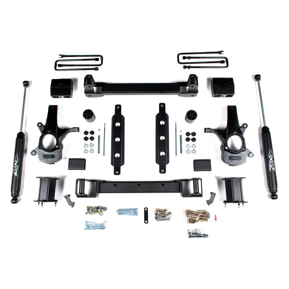 Zone Offroad® C35N - 4.5" x 4" Front and Rear Suspension Lift Kit