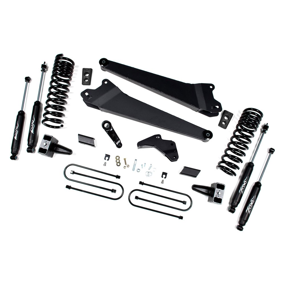 Zone Offroad® D57N - 6.5" x 5" Radius Arm Front and Rear Suspension ...