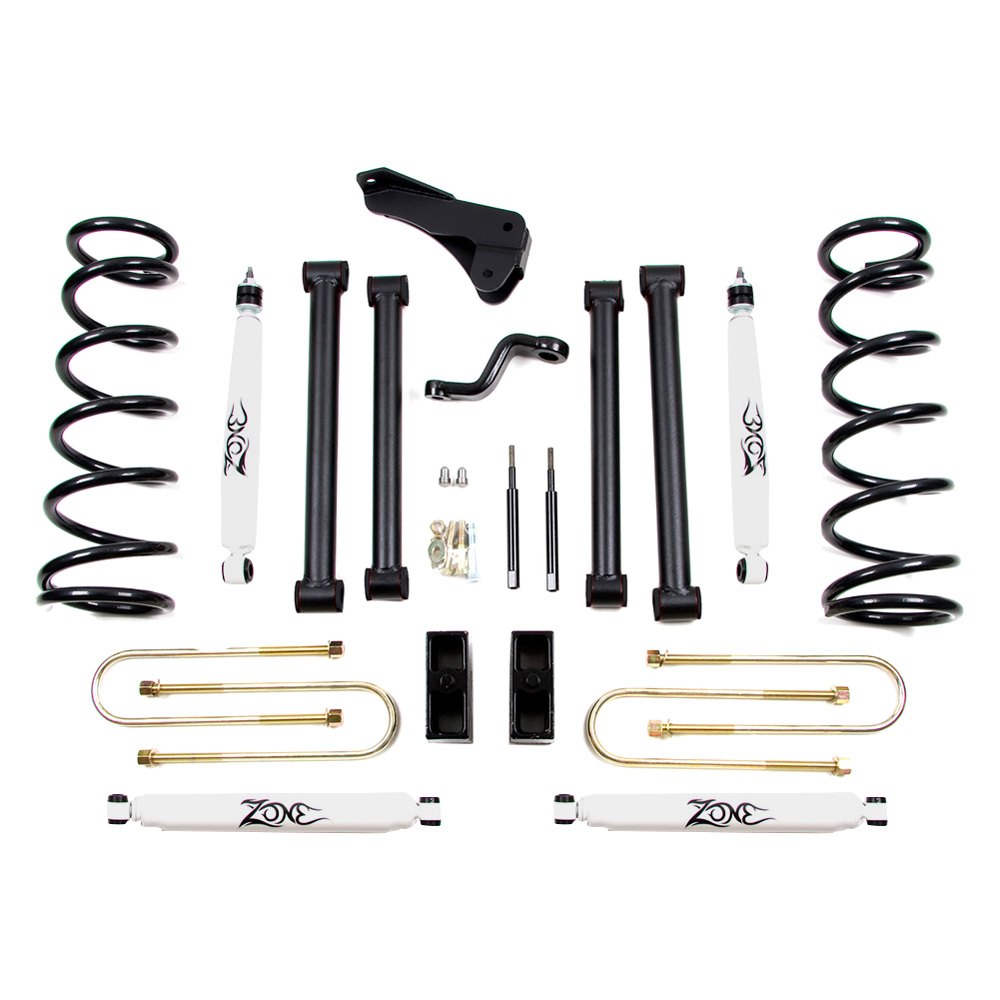 Zone Offroad® D9N - 5" x 3" Front and Rear Suspension Lift Kit