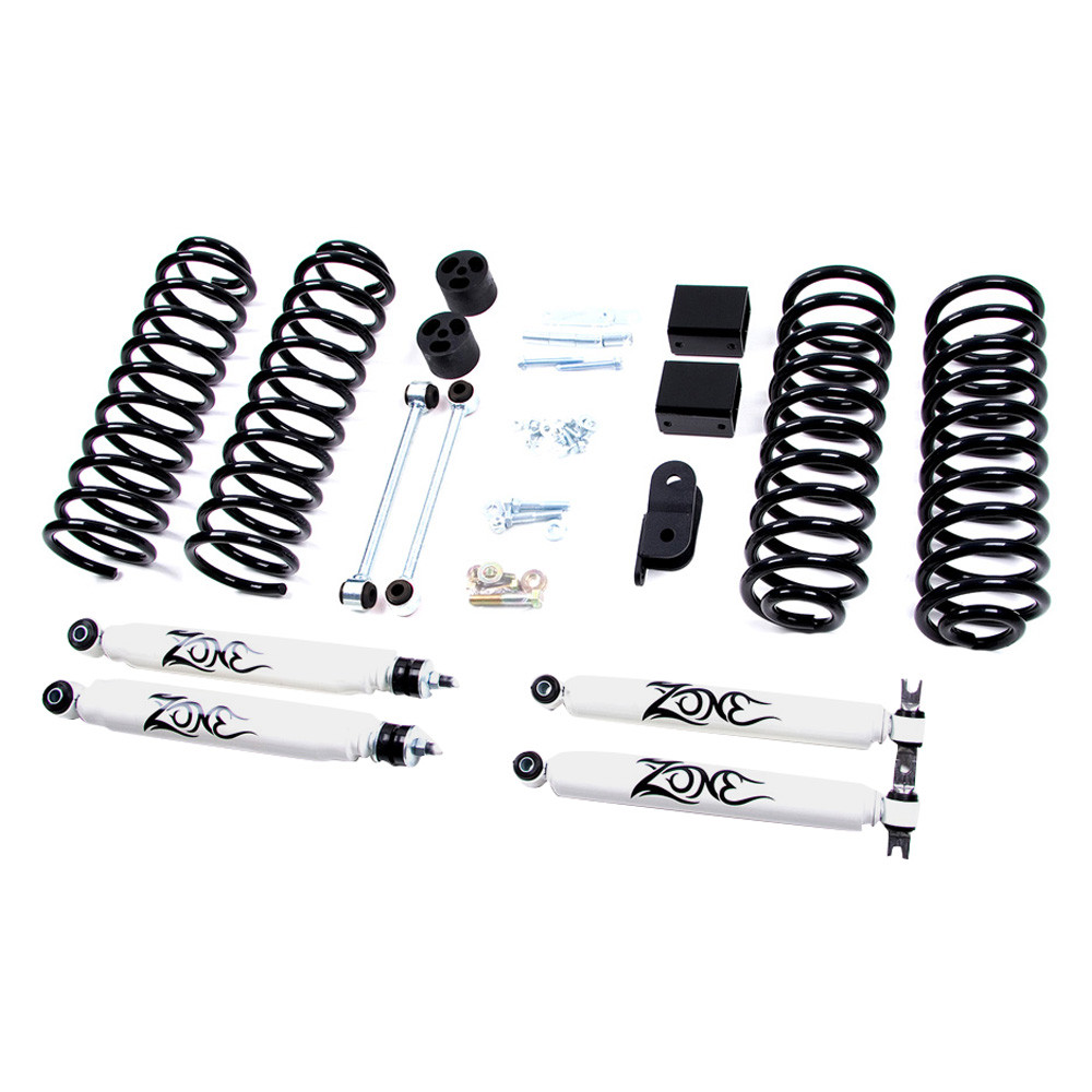 Zone Offroad® J13 - 3" x 3" Front and Rear Suspension Lift Kit