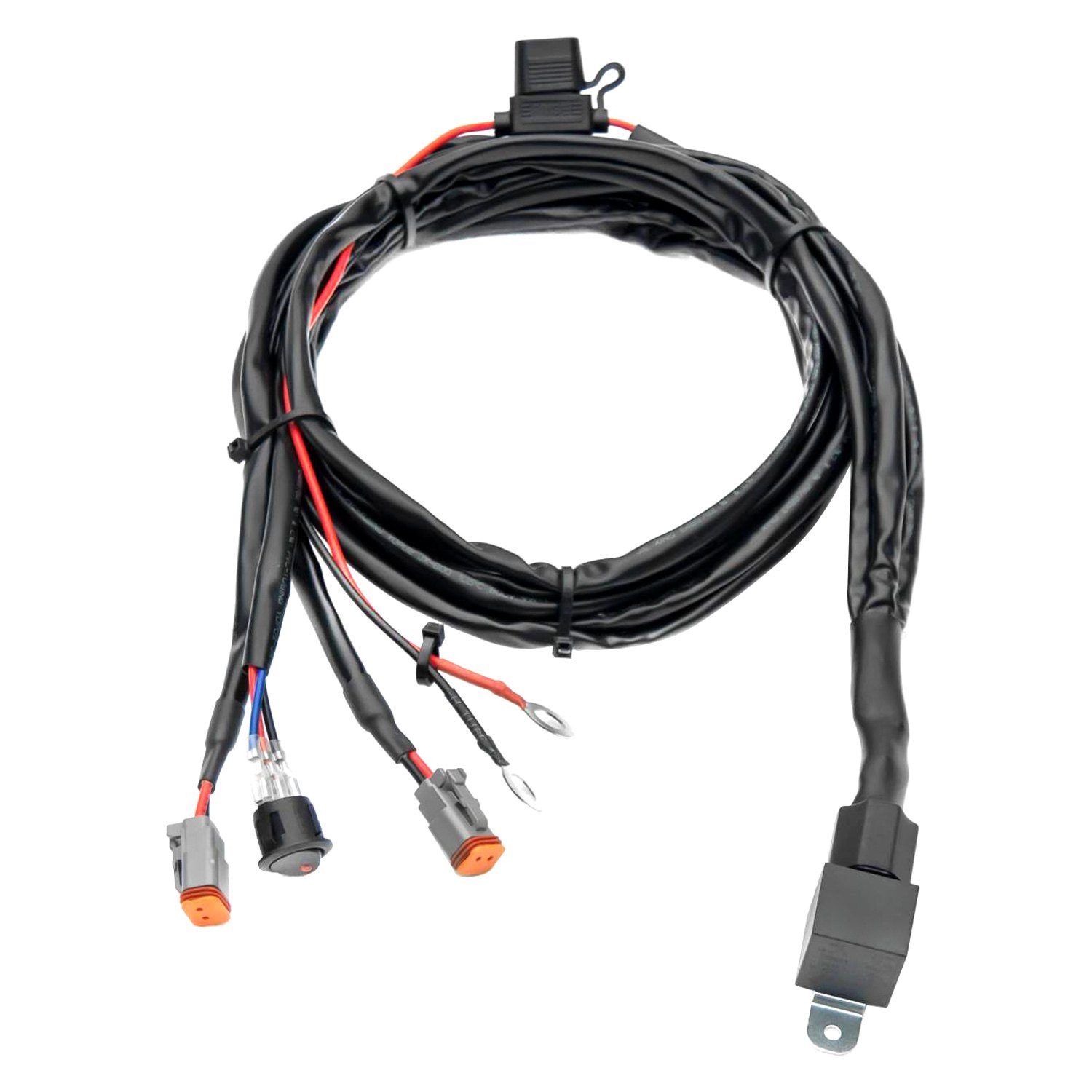 Zroadz® Z325441-KIT - Front Bumper Standard Hoop Bolt-on Round Flood ...