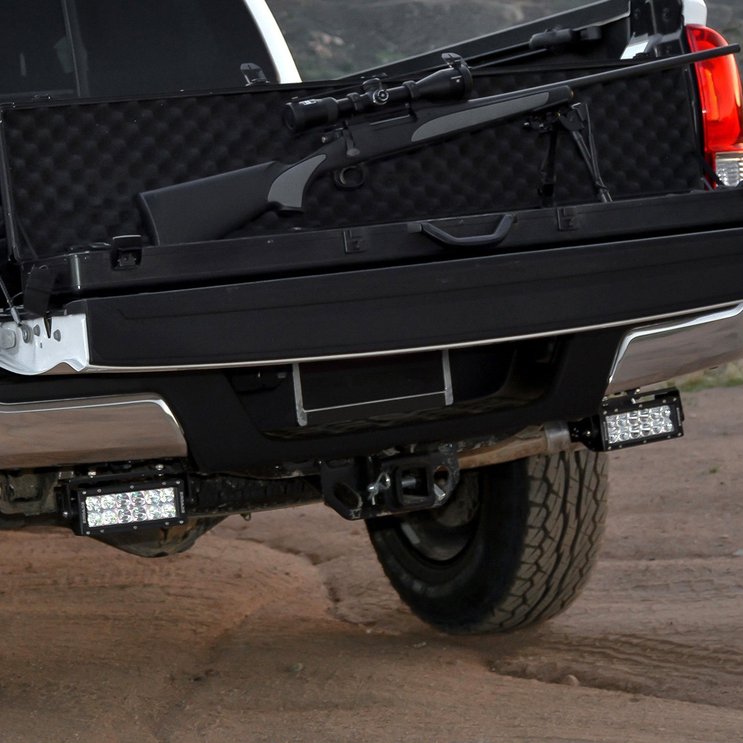 Zroadz® Z389401 - Mild Steel Bolt-on Rear Bumper Mounts for Two 6" LED ...